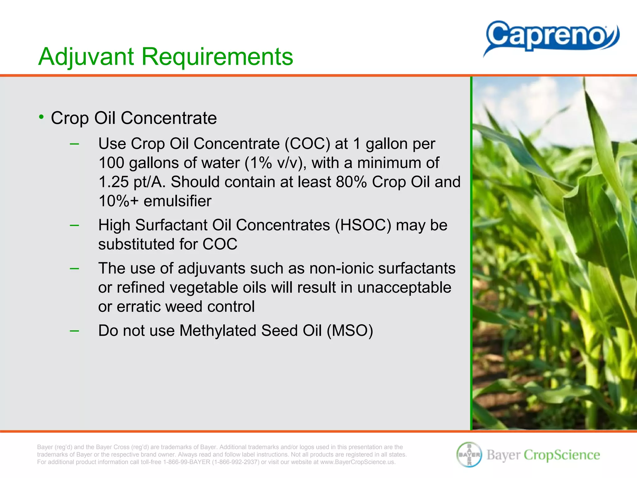 Capreno corn herbicide 2012 brand presentation | PPT | Agriculture ...
