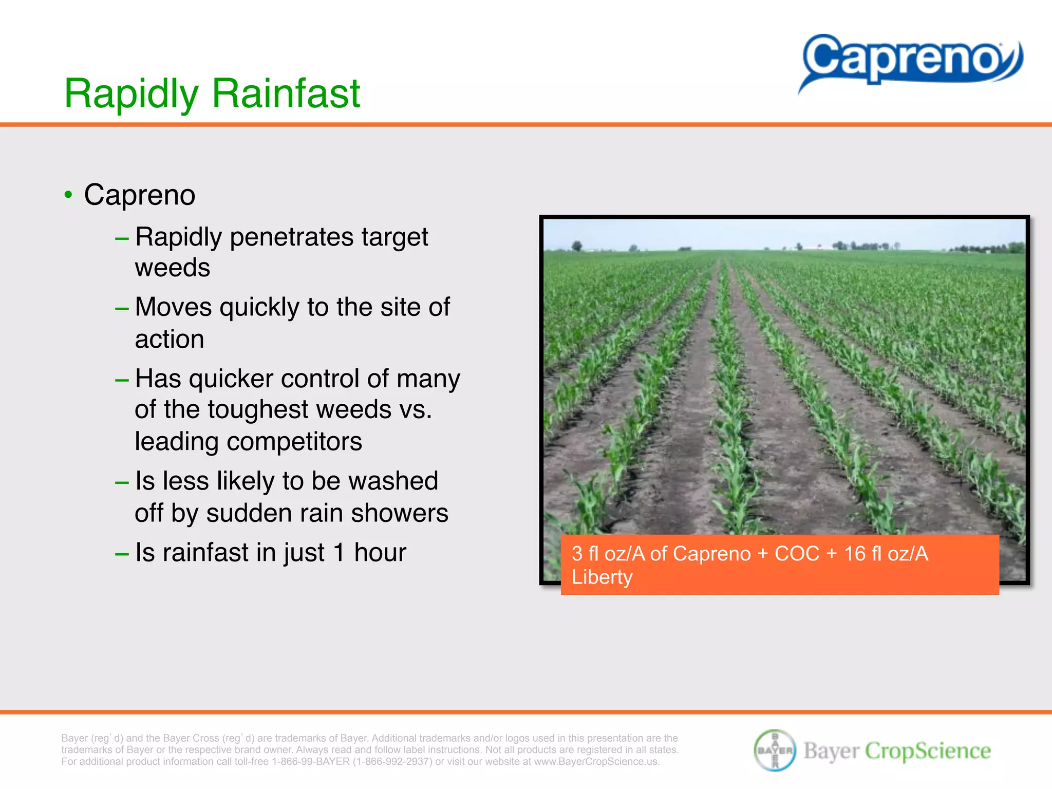 Capreno Corn Herbicide - 2012 Product Guide | PDF | Agriculture ...