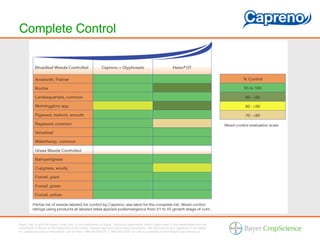 Capreno Corn Herbicide - 2012 Product Guide | PDF | Agriculture ...