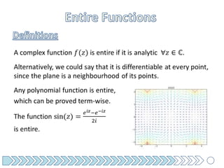 Complex Analysis - Differentiability and Analyticity (Team 2 ...