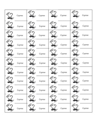 Caprese | DOCX