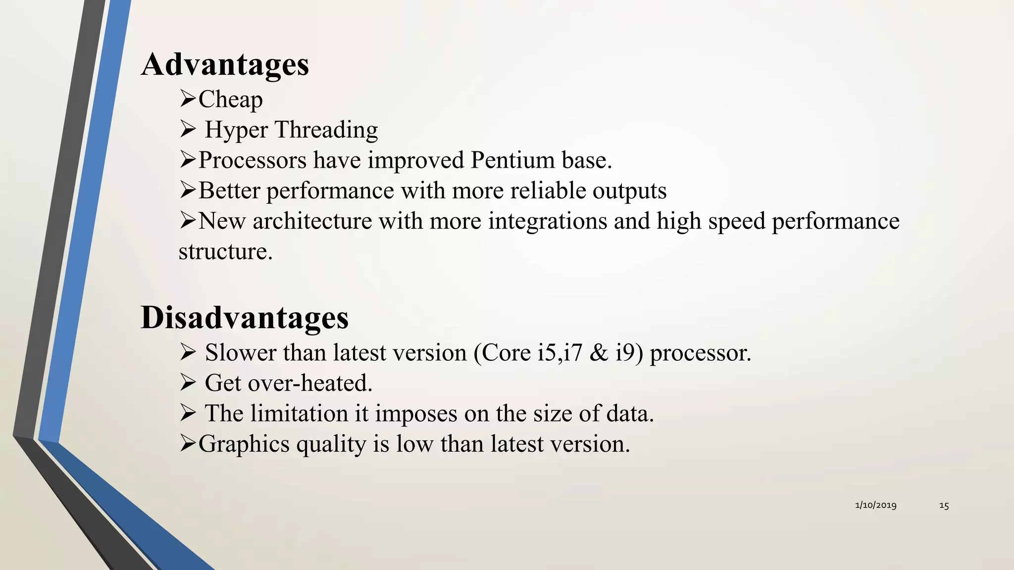 Core i3,i5,i7 and i9 processors | PPTX