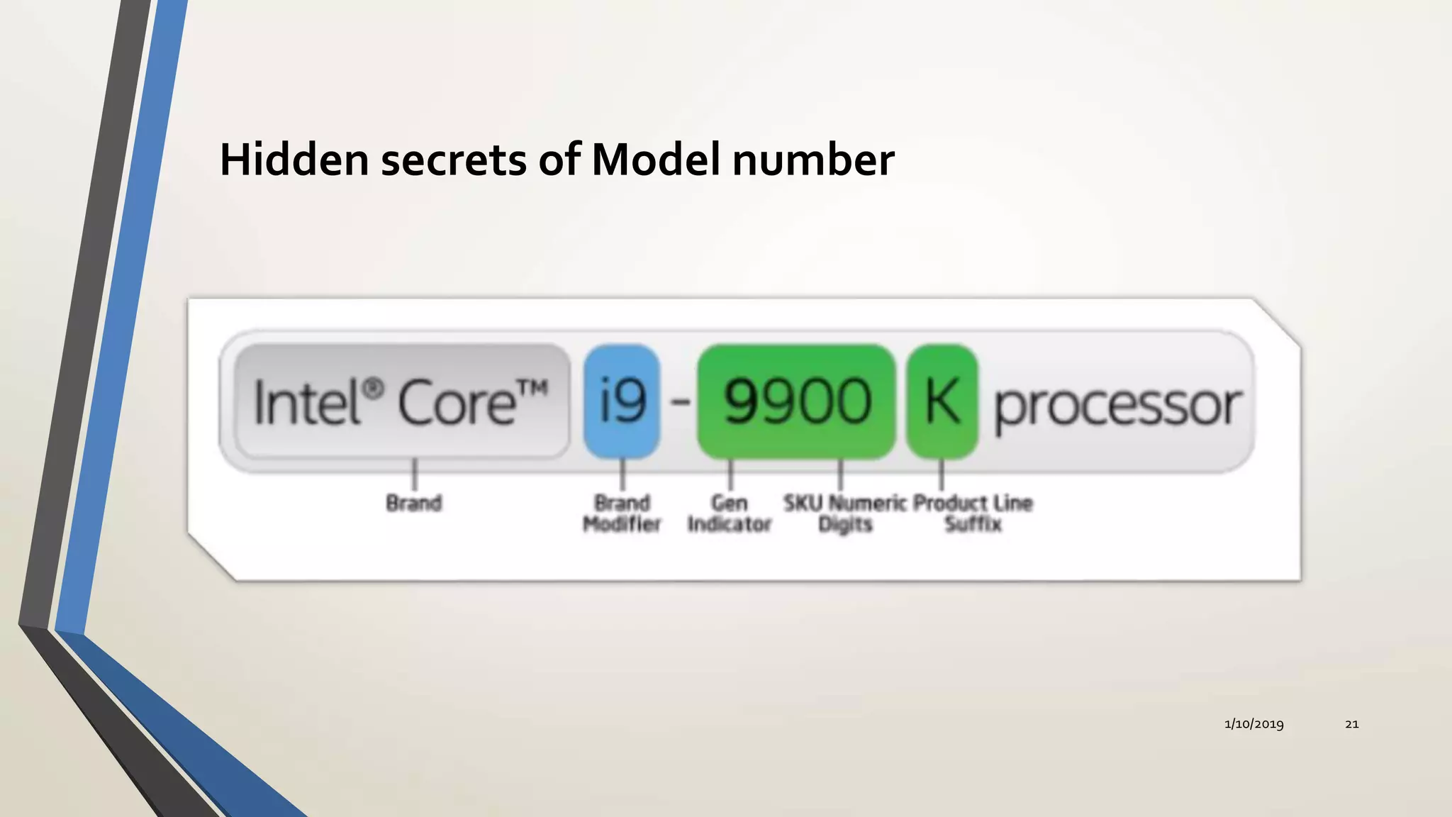Core i3,i5,i7 and i9 processors | PPTX