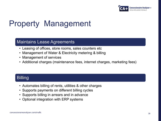 Improving Concession Management for Malls | PPT