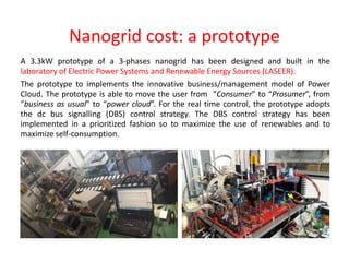 NanoGrids for Home Application in a Power Cloud Framework | PPTX | Gas and Electric | Home Utilities