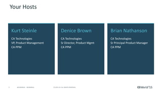 Tech Talk: CA Project and Portfolio Management All About Resources | PPT