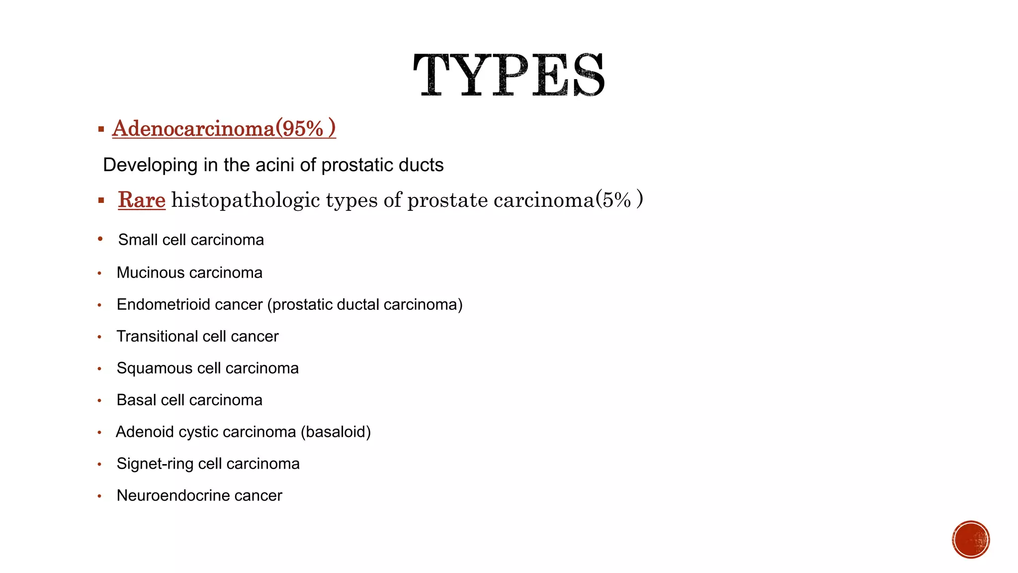 Carcinoma of prostate | PPTX
