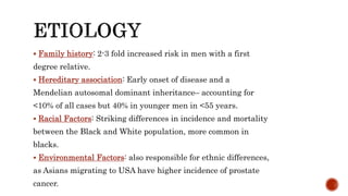 Carcinoma of prostate | PPTX