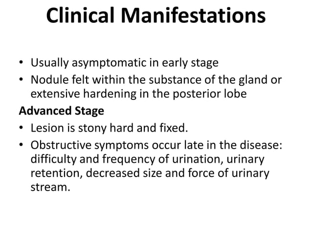 Cancer of Prostate- Easy PPT for Nursing Students | PDF