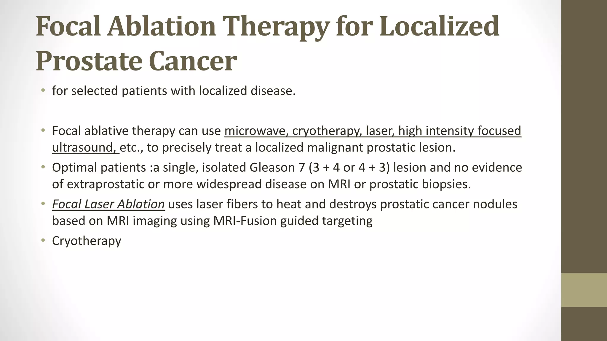 Carcinoma Of Prostate and its management | PPTX