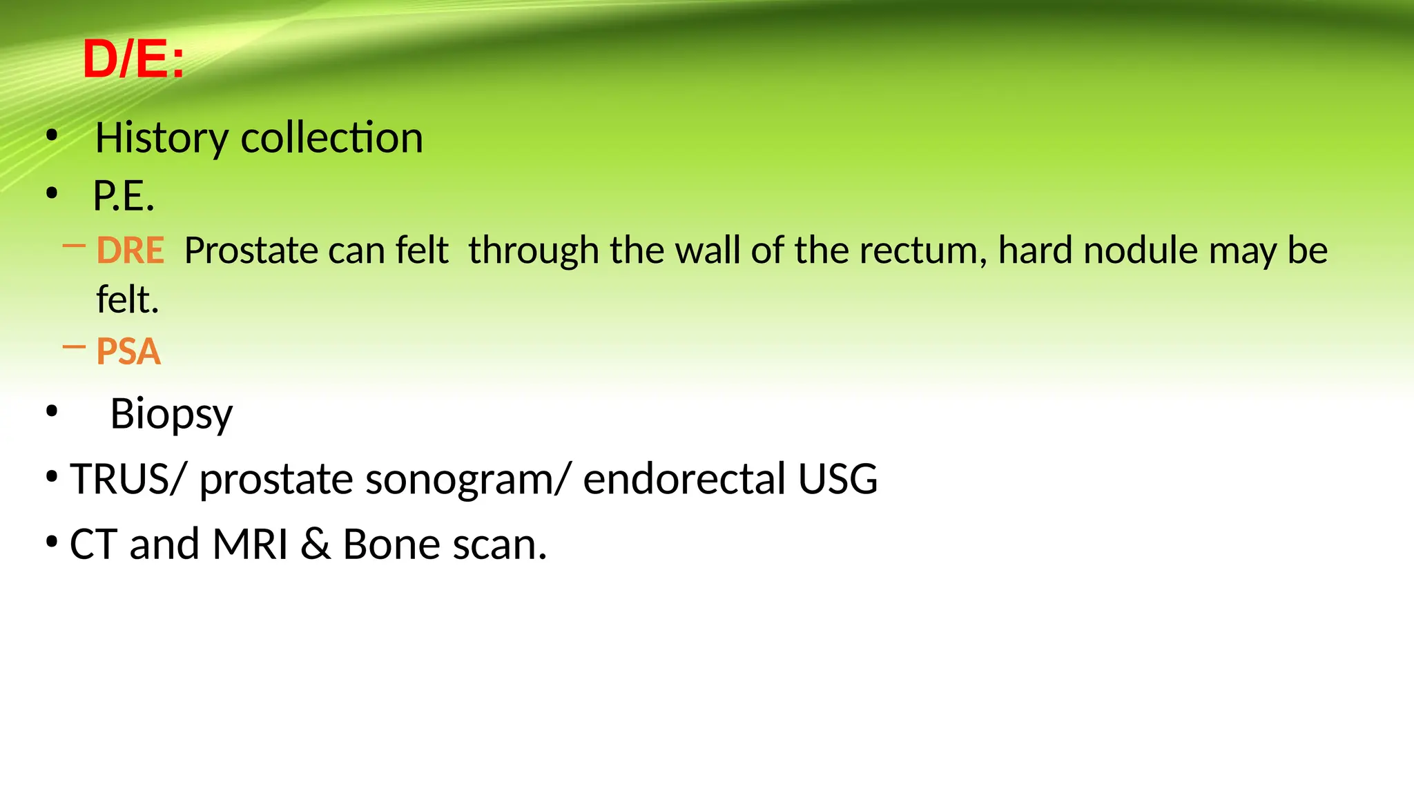 Ca Prostrate.medical surgical nursingpptx | PPTX