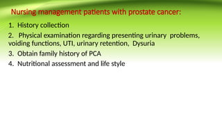 Ca Prostrate.medical surgical nursingpptx | PPTX