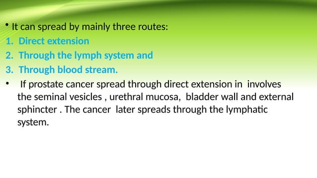 Ca Prostrate.medical surgical nursingpptx | PPTX