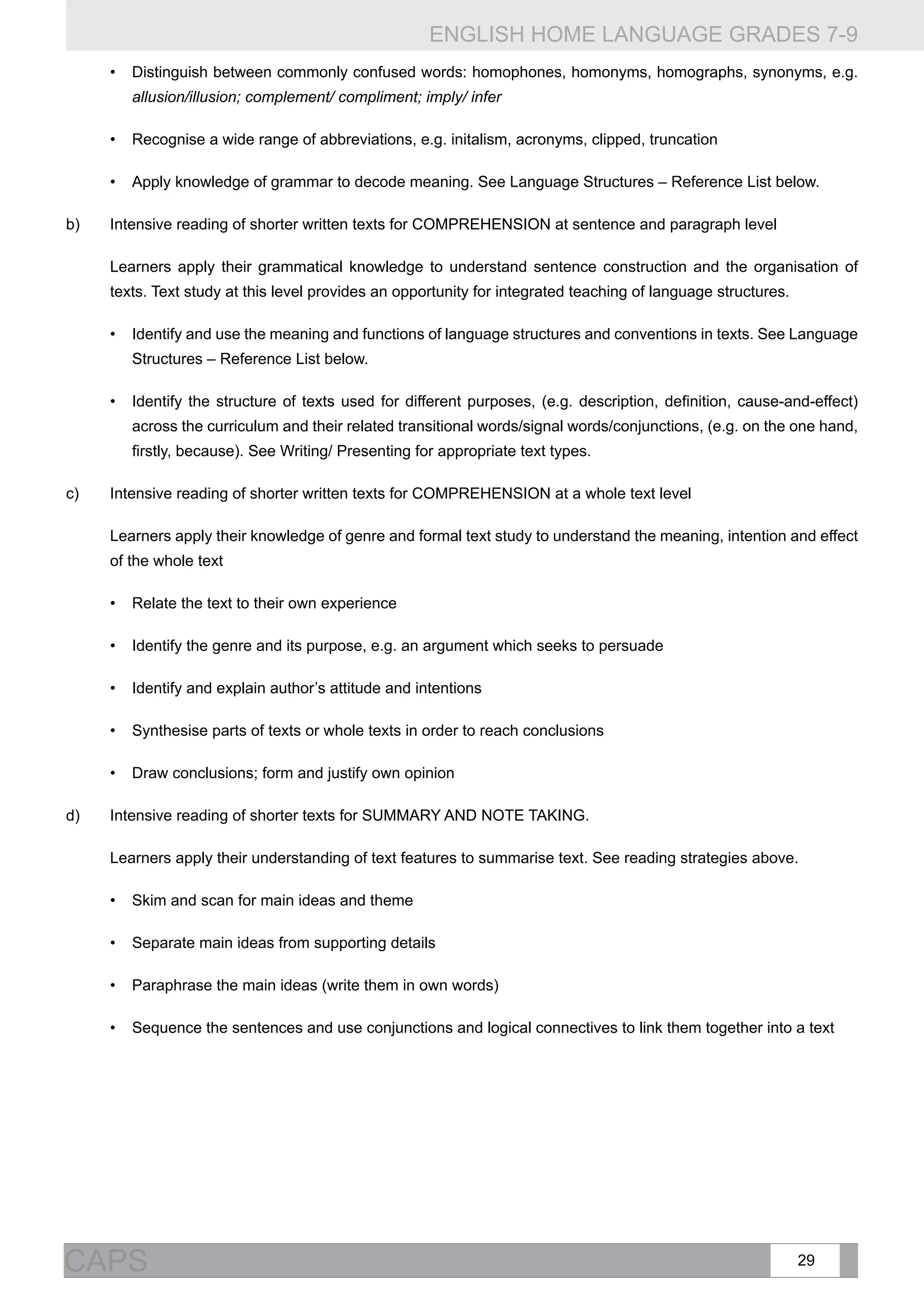 Caps english | PDF
