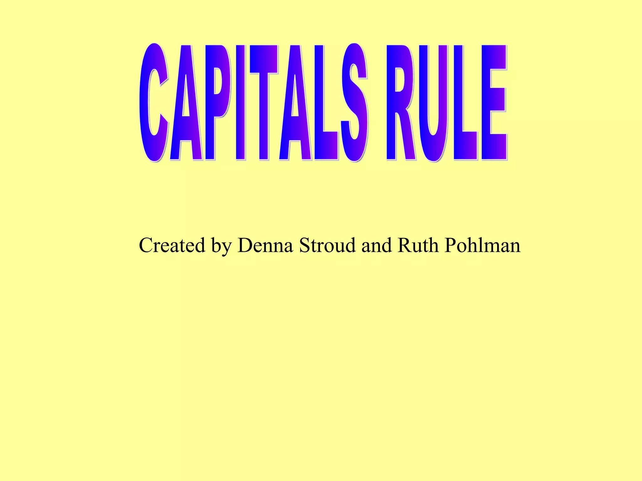 Capitalization | PPT