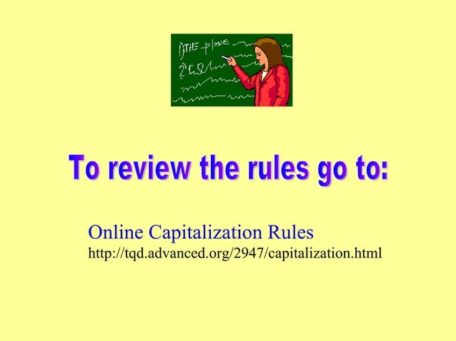 Capitalization | PPT