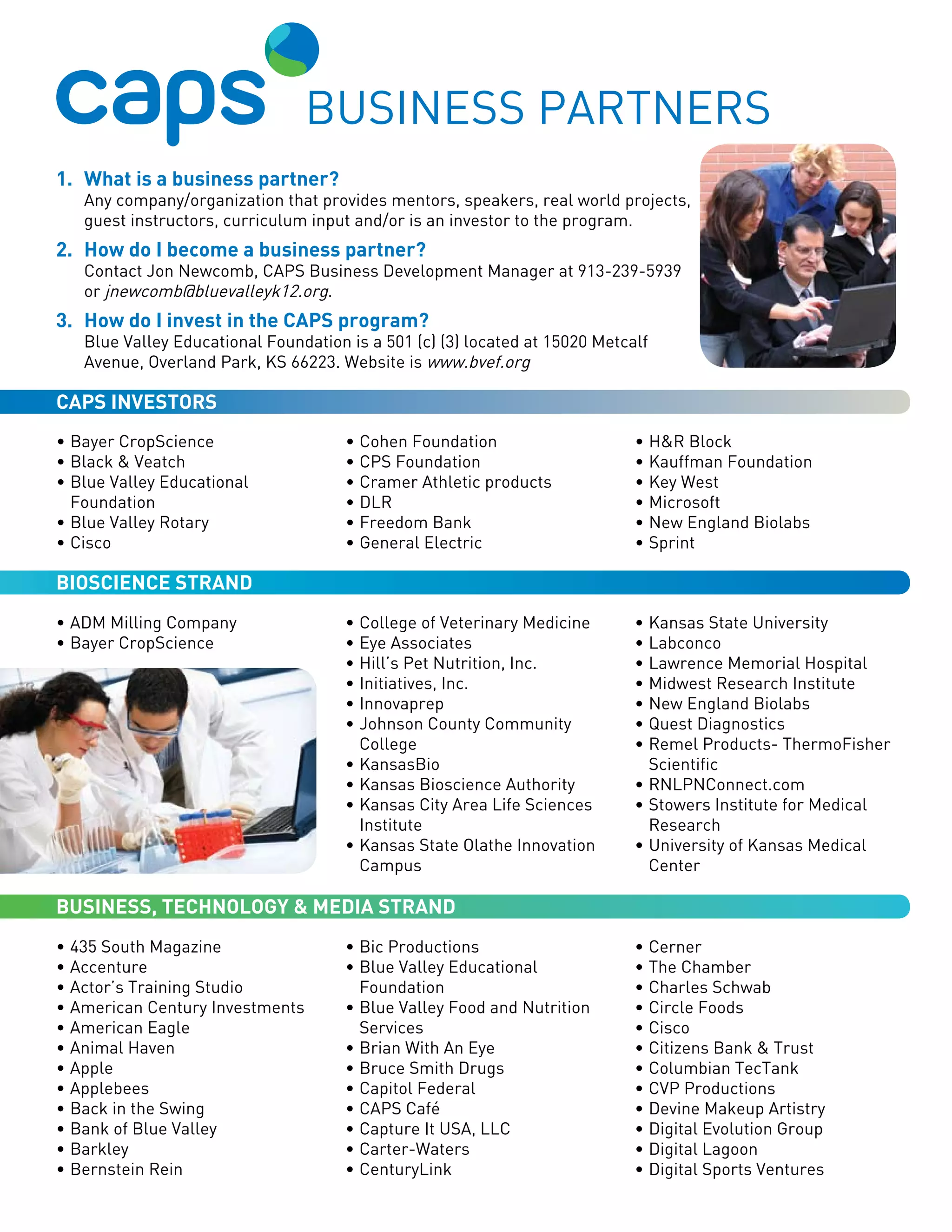 CAPS Business Partners - March 2011 | PDF