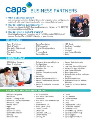 CAPS Business Partners - March 2011 | PDF