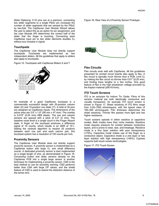 CapSense Capacitive Sensing Best Practices | PDF