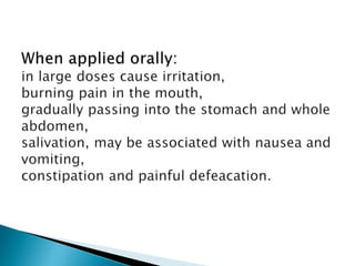 Capsicum poisoning by Mr. Sunil Ahirwar (Forensic Expert) | PPTX