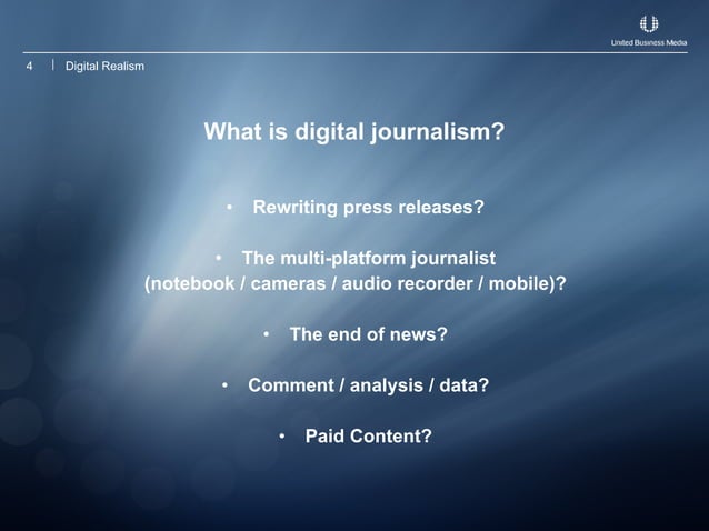 Digital Realism | PPT