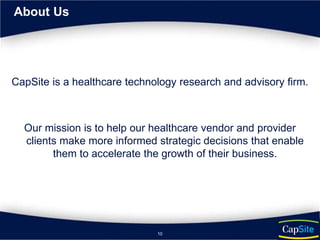 CapSite 2012 Medical Device Integration (MDI) Study | PPT