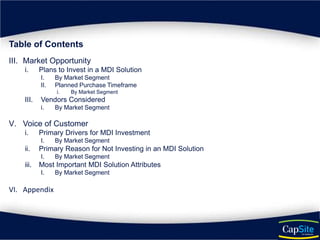 CapSite 2012 Medical Device Integration (MDI) Study | PPT