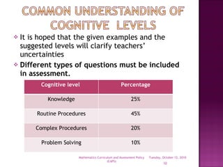 Caps maths grade 7 9 | PPT