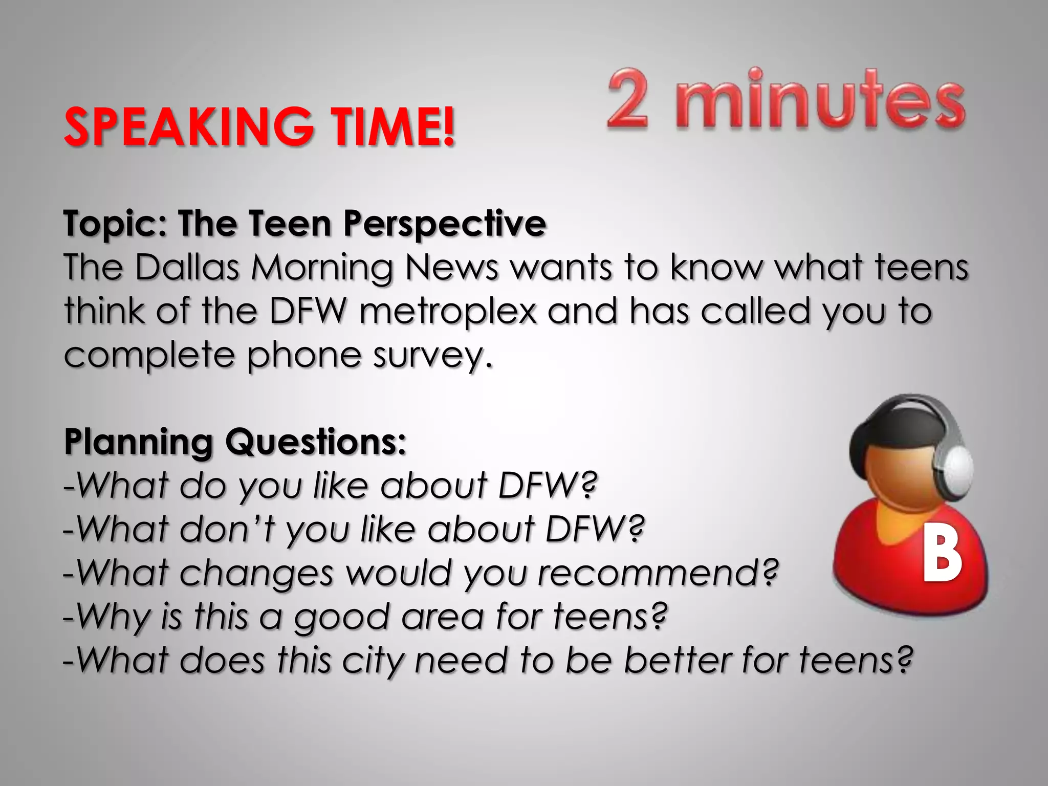 Presentational Speaking Practices | PPT