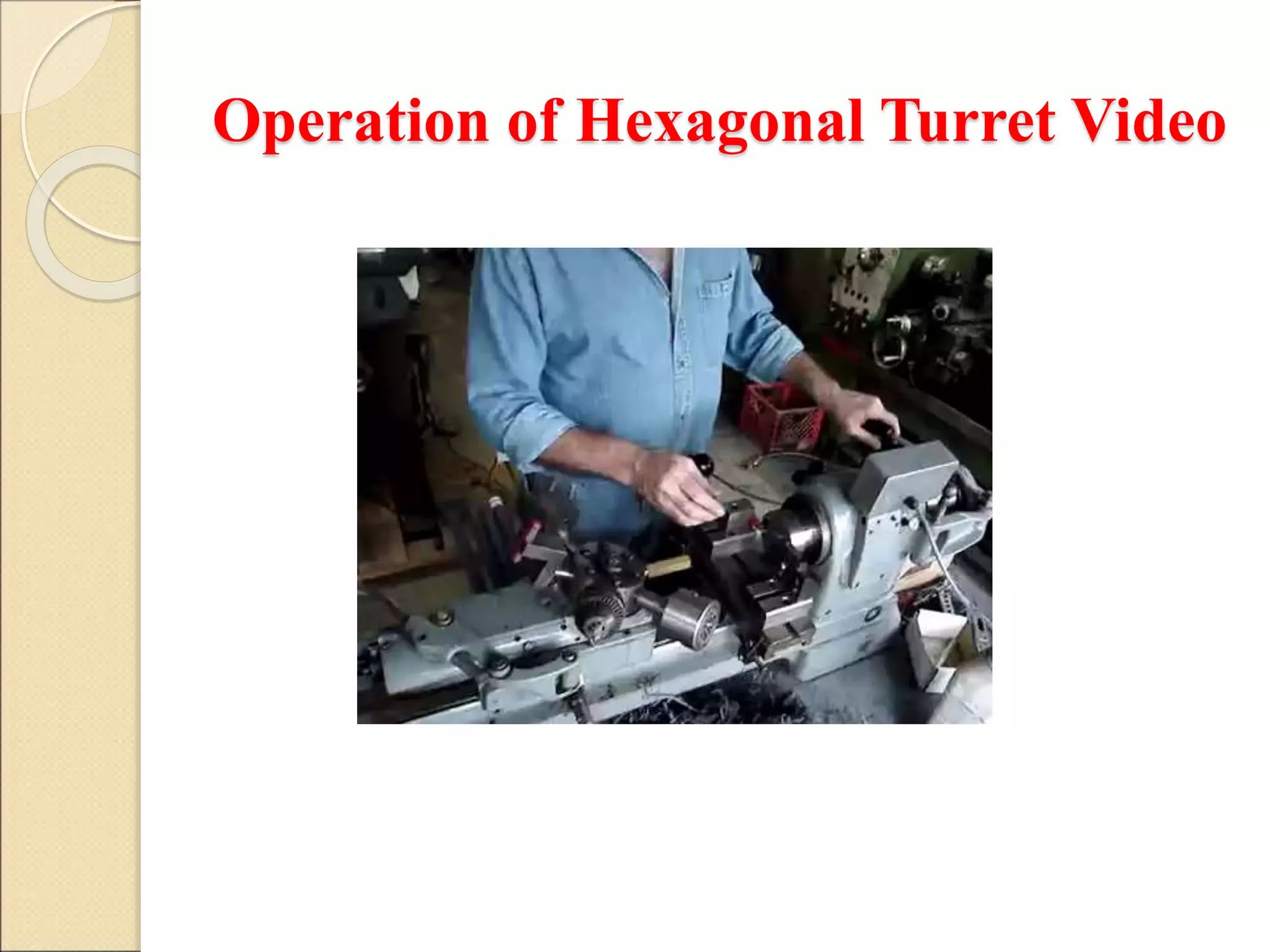 Capston and turrent lathe | PPT