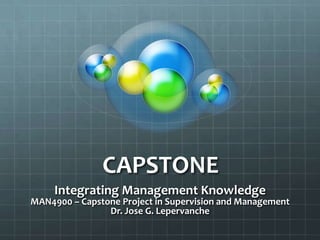 FSCJ Capstone MAN4900 | PPTX