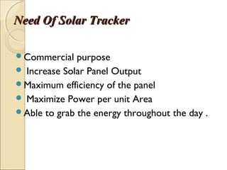 Closed loop solar tracking System | PPT