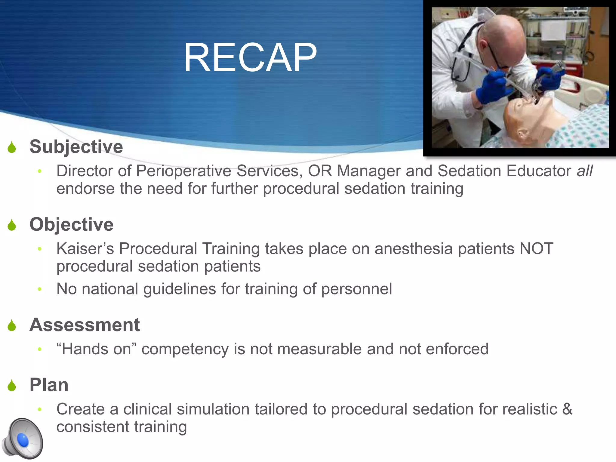 Procedural Sedation Simulation | PPTX