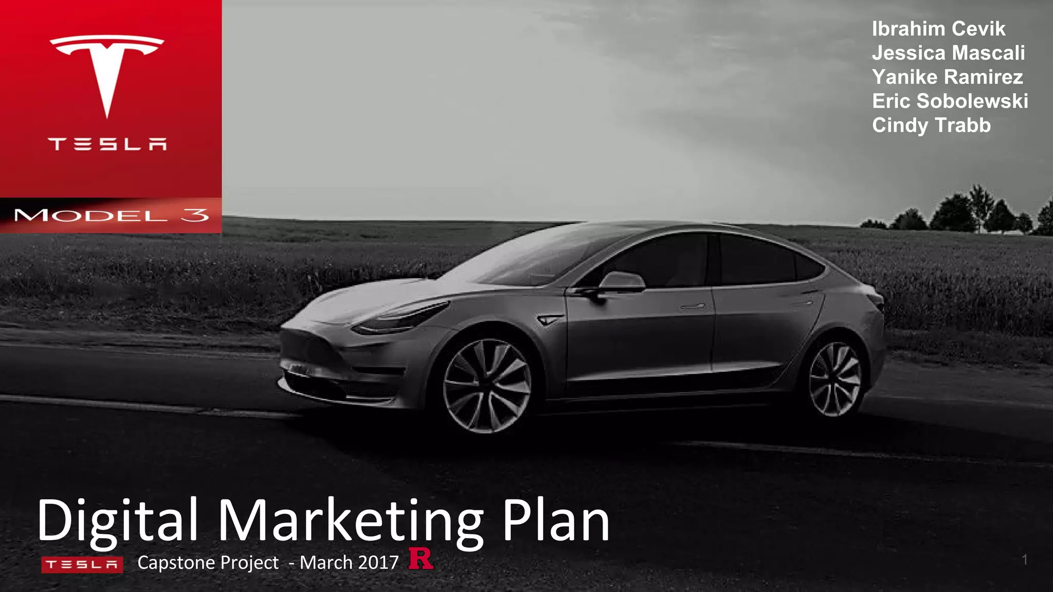 Tesla Model 3 Digital Marketing Plan | PPT