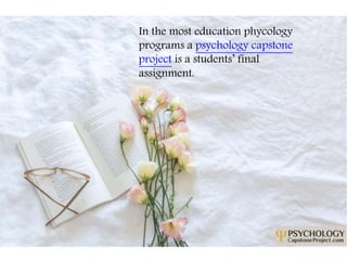 How to write a psychology capstone project? | PPT
