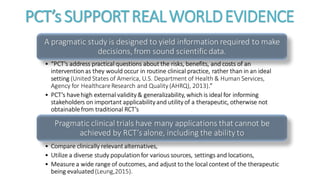 Capstone: Pragmatic Clinical Trials: External Validity ...