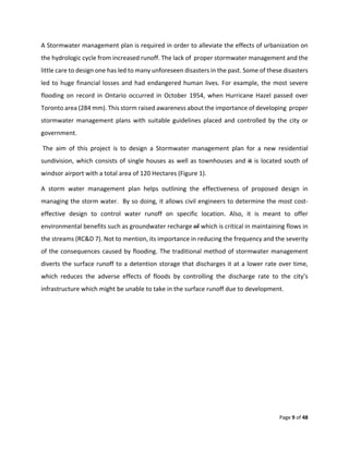 StormWater project report | PDF