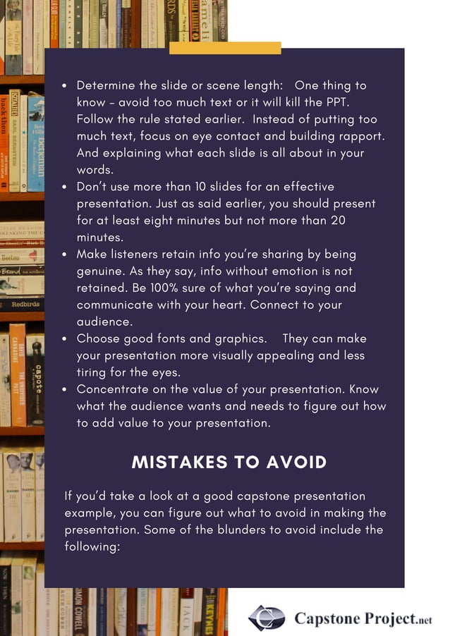 Capstone PowerPoint Presentation: Outline, Examples & Tips | PDF