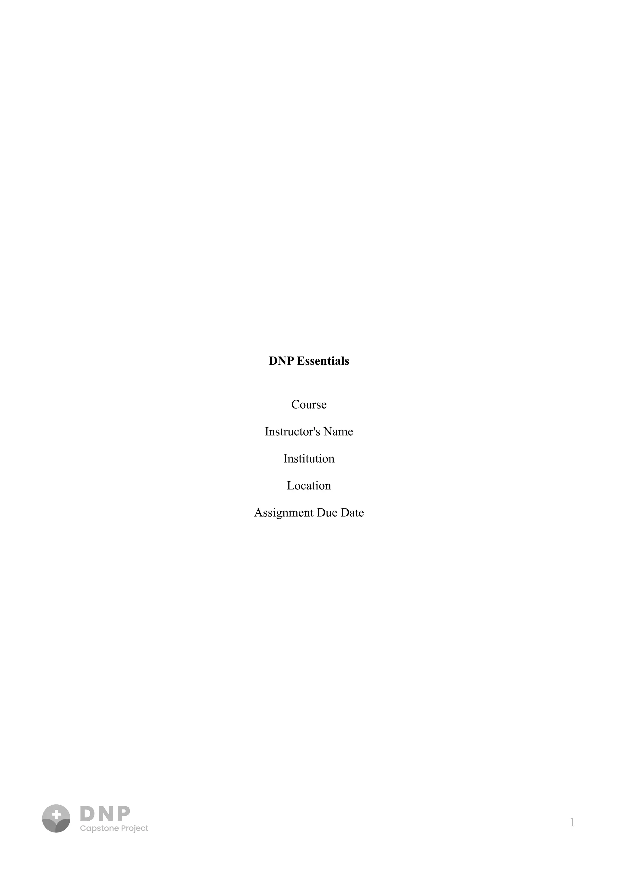 capstone project example from the expert writers | PDF