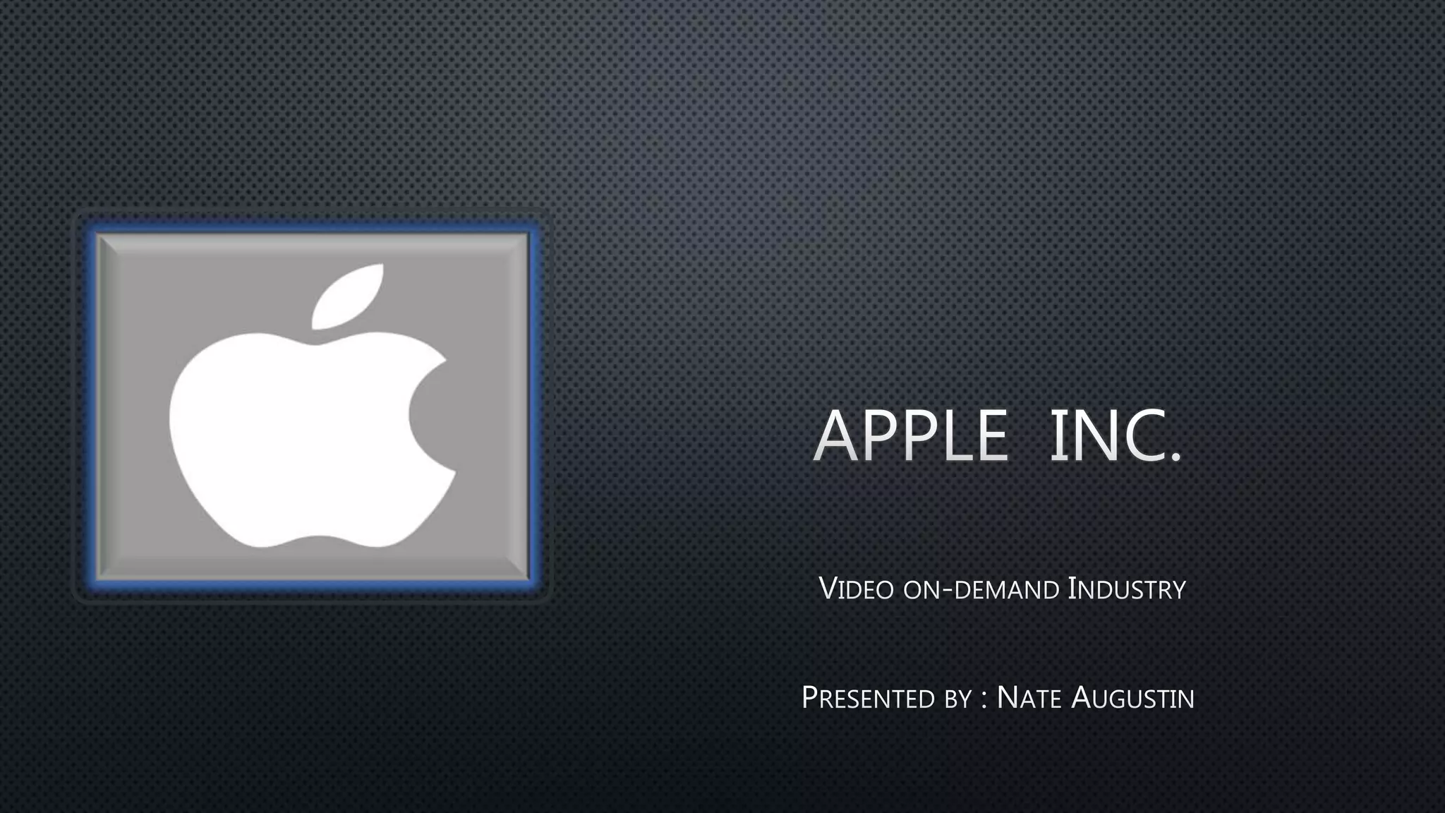 Apple Business & Strategy | PPTX
