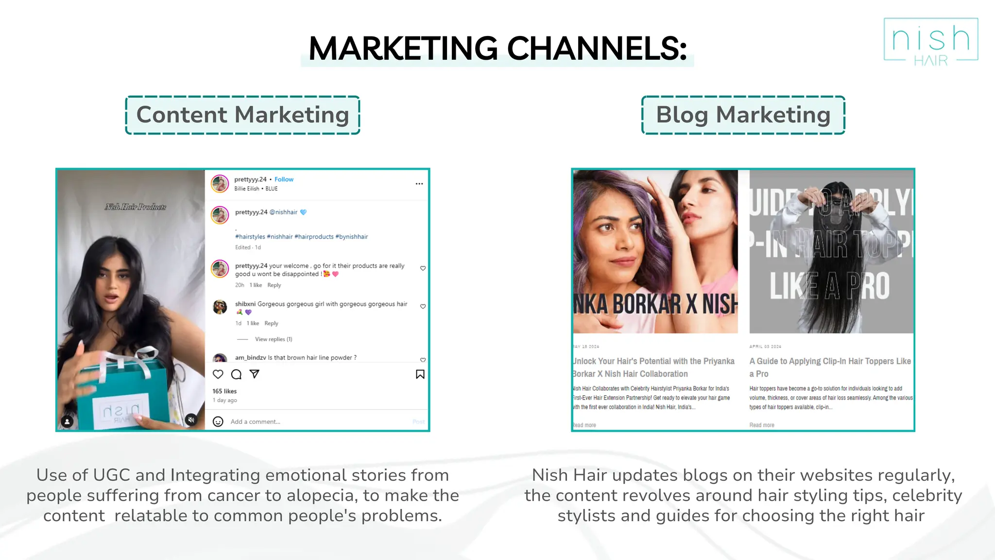 Unlocking Success: Nish Hair’s Strategic Marketing Journey | PDF