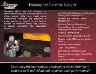 Capstone Capability Briefing | PPTX