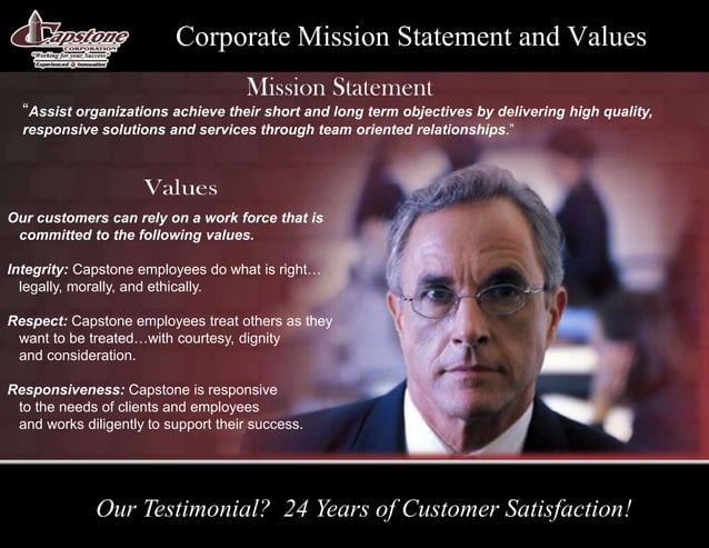 Capstone Capability Briefing | PPTX