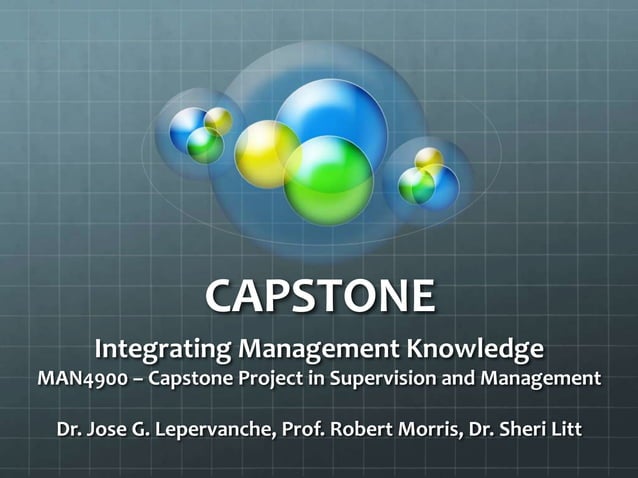 Capstone Conference 2010 | PPTX