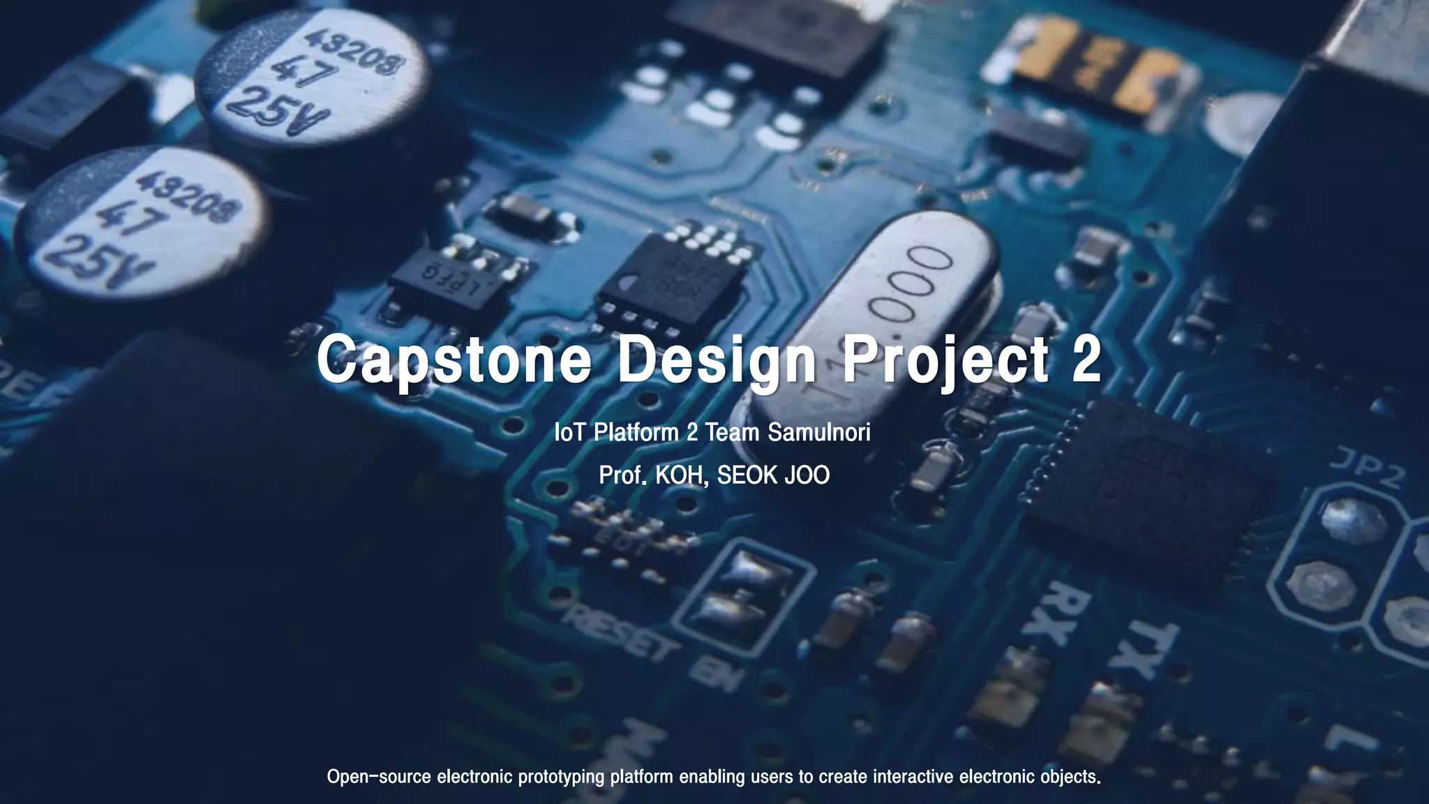 [University] Capstone Design Project 2 (SAIOT) | PPT