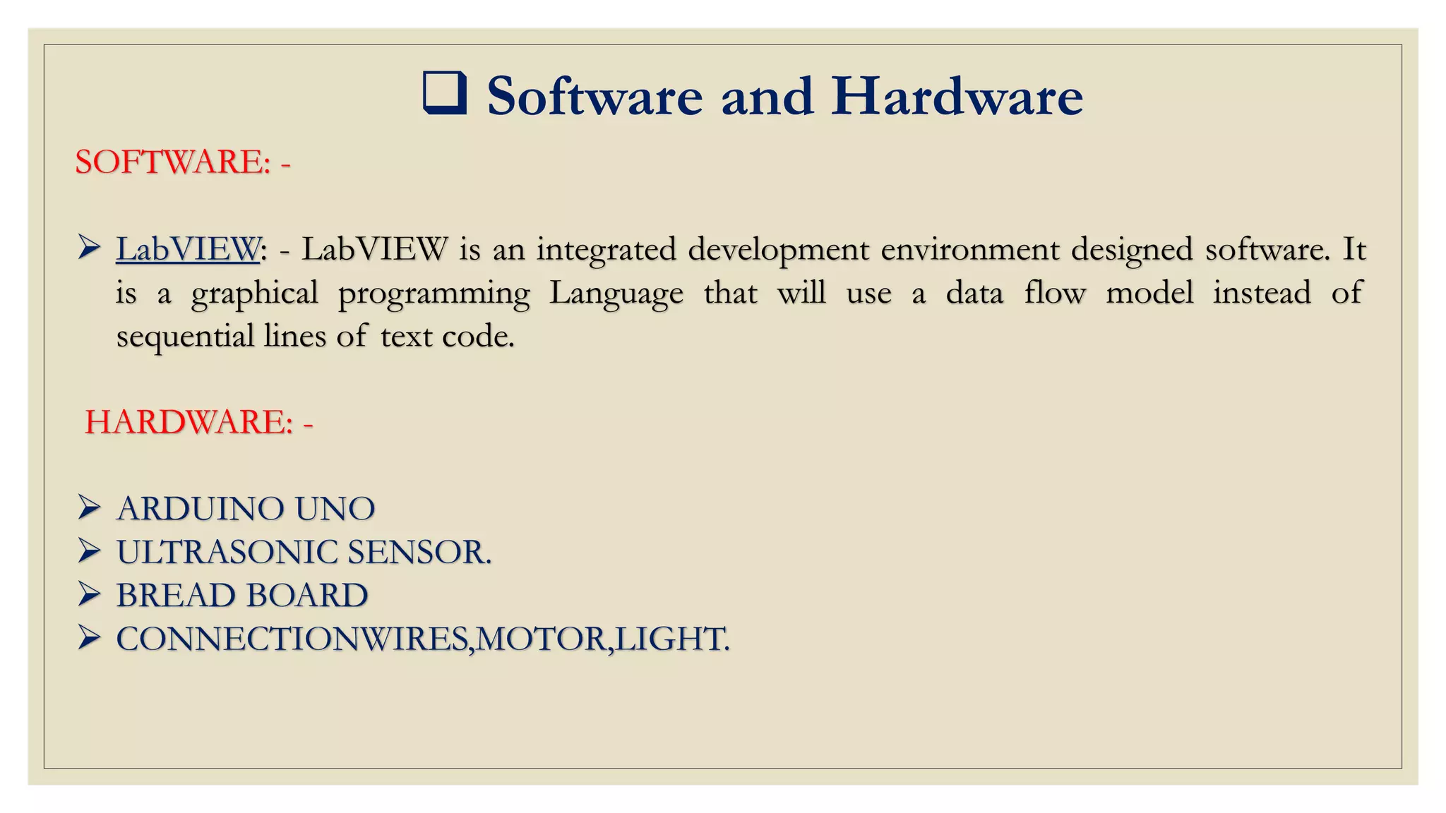 Smart water level management system | PPTX