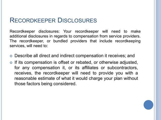 Capstone Financial 408(b)(2) disclosures and agreements | PPT