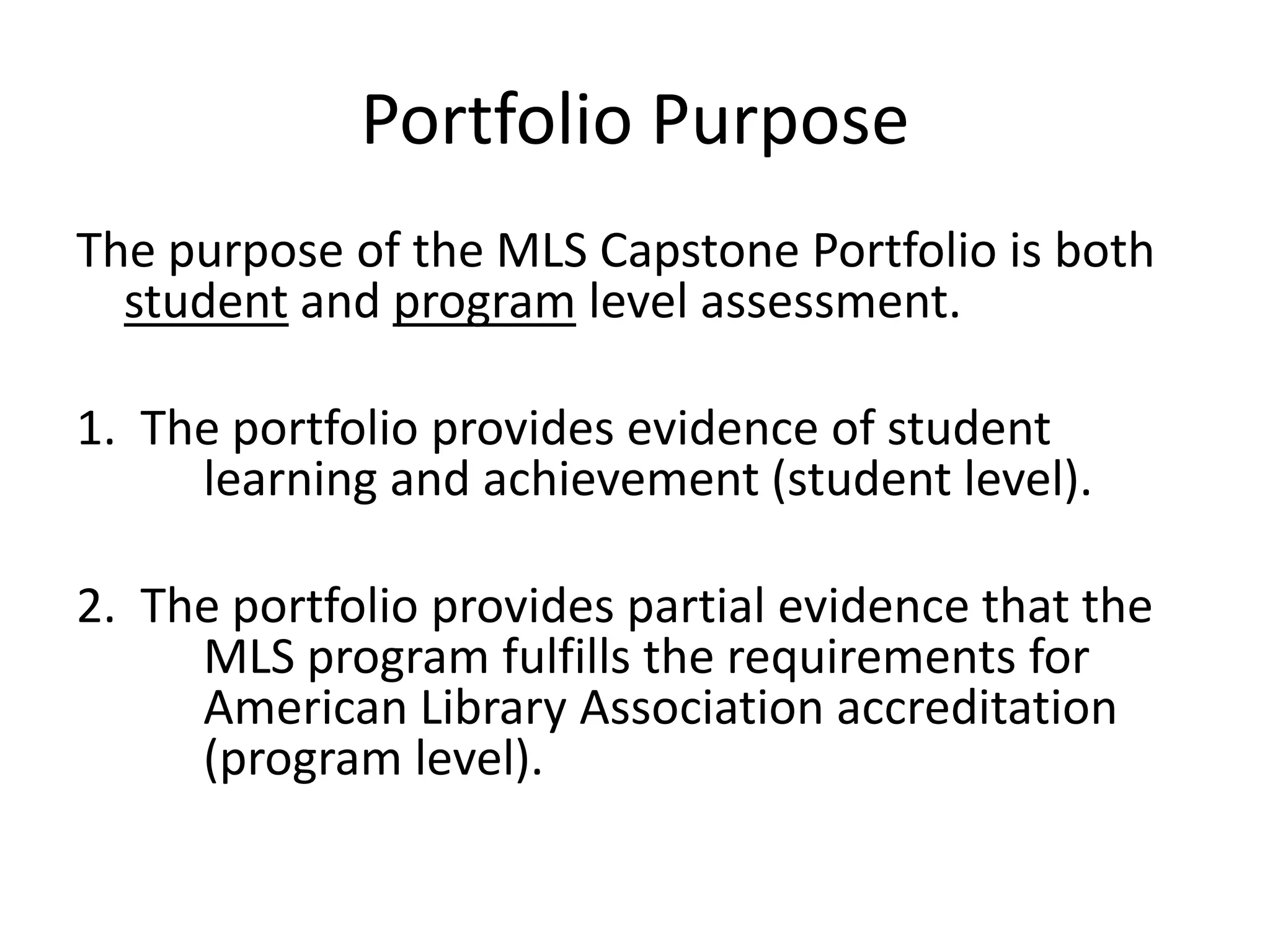 Capstone instructions and examples | PPTX