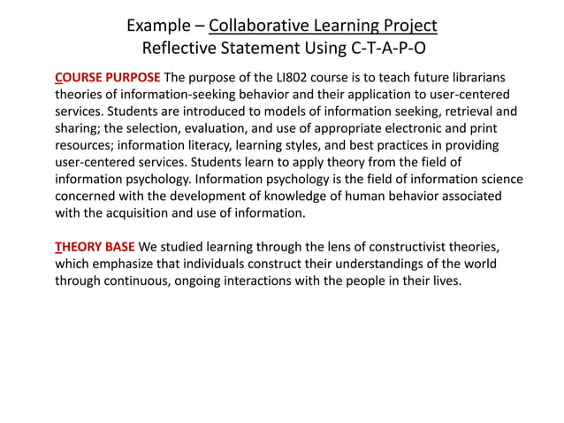 Capstone instructions and examples | PPT