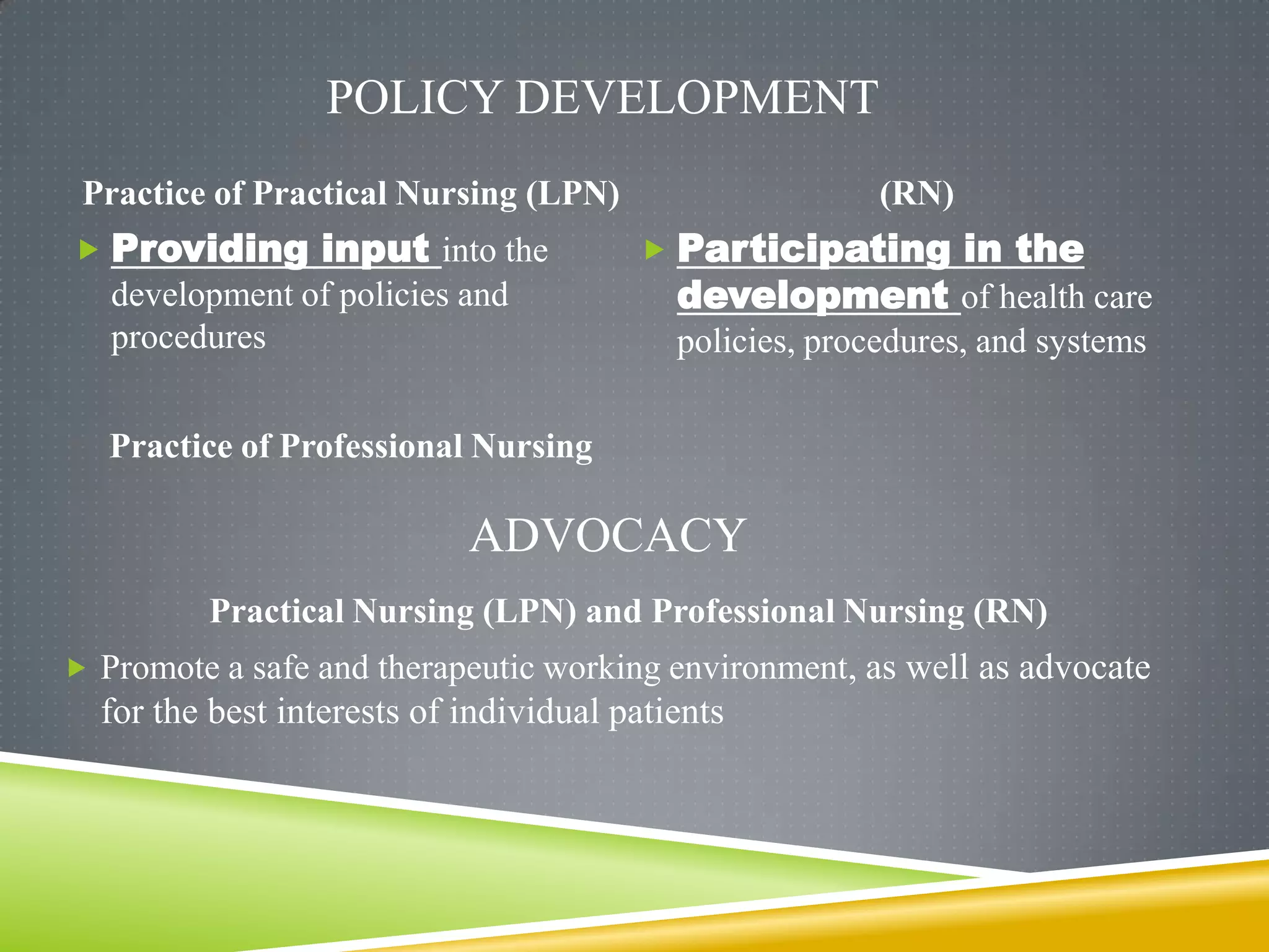 MN Nurse Practice Act LPN scope of practice | PPTX